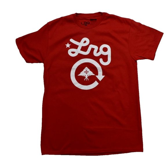 Lrg | Shirts | Lrg Lifted Research Group Mens Cycle Logo Red Shirt New | Poshmark